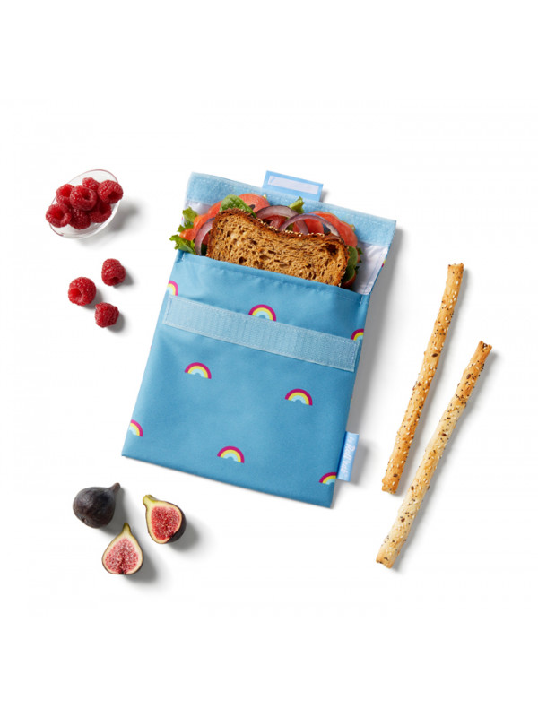 Bolsa porta Snack reutilizable impermeable Arcoiris - Snack´n´go